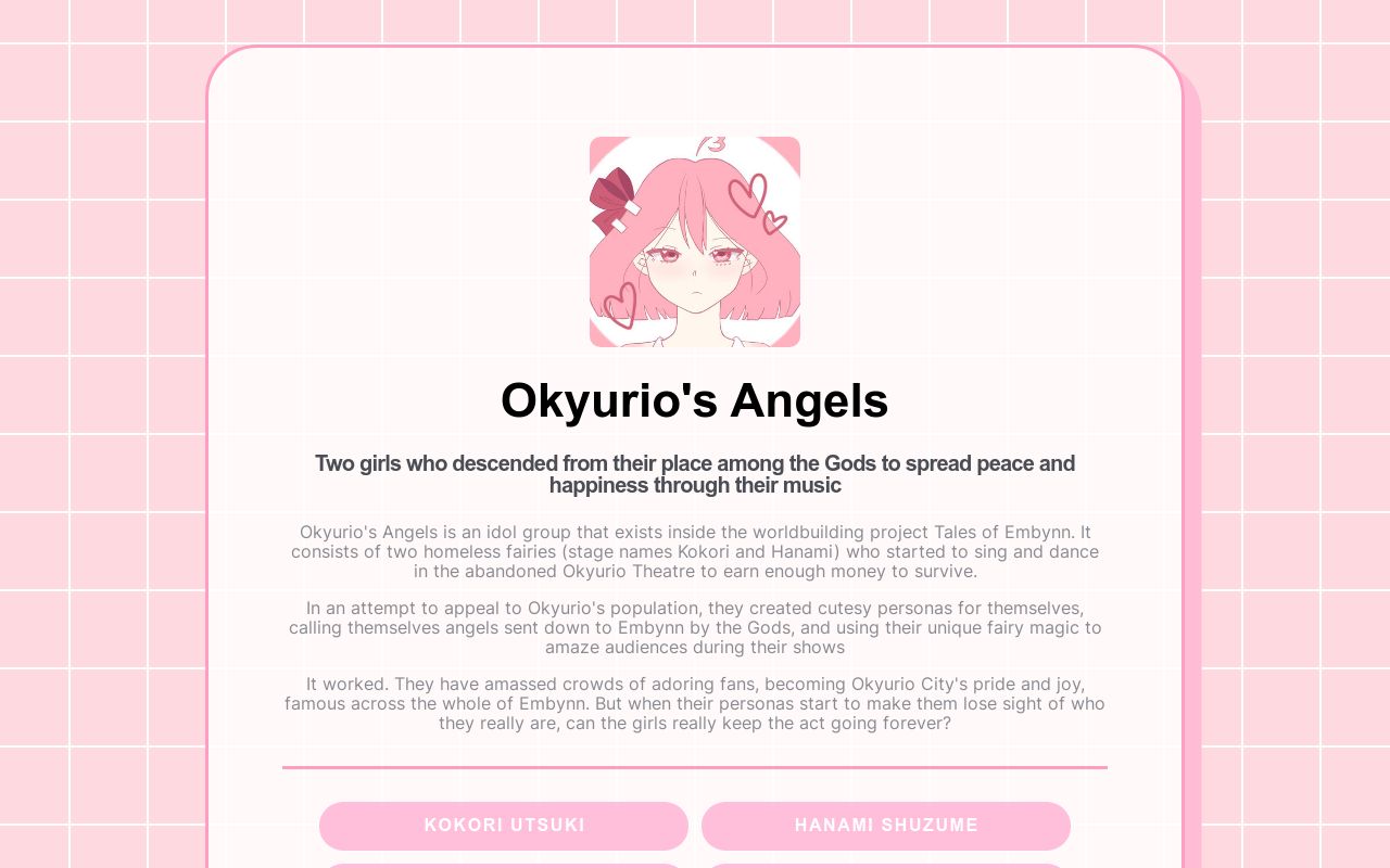 ☁️🌸Okyurio’s Angels🌸☁️ Idol Group!!